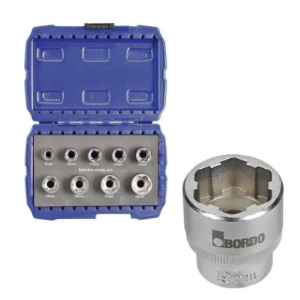 Impact rated 3/8" square drive bolt extractor socket set — Bear Cutting ...